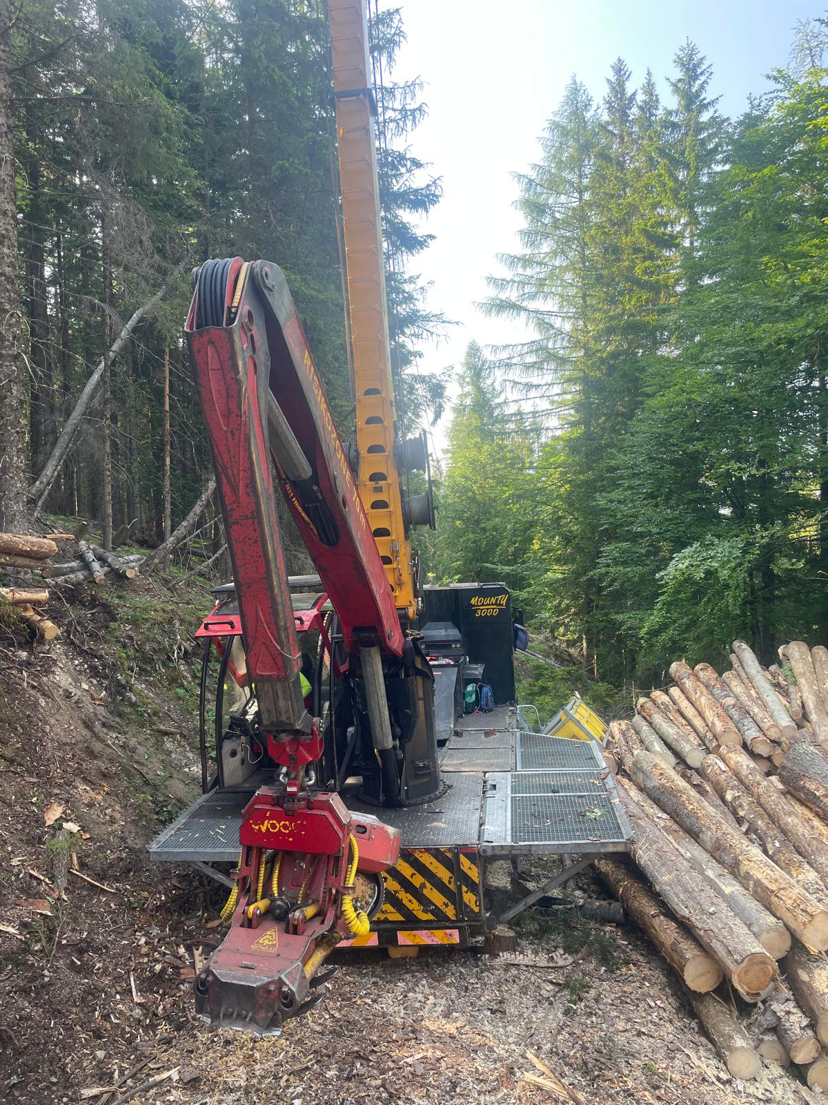 MOUNTY 3000 U mit Woody WH52 - Konrad Forsttechnik