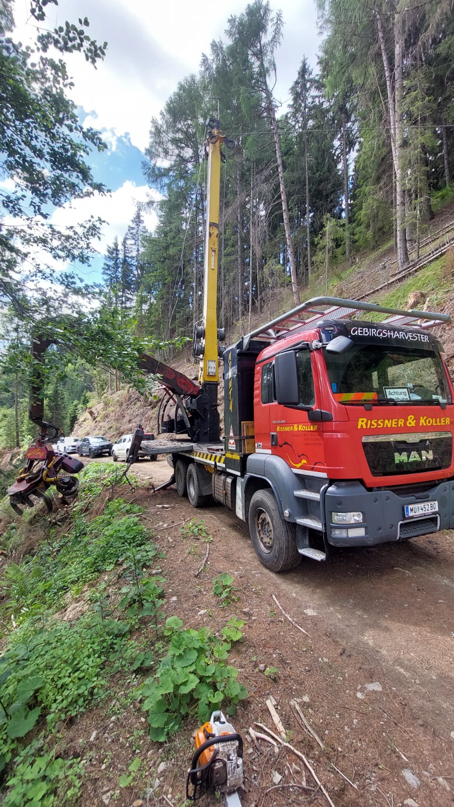 Mounty 3000 mit Woody WH 5 - Konrad Forsttechnik